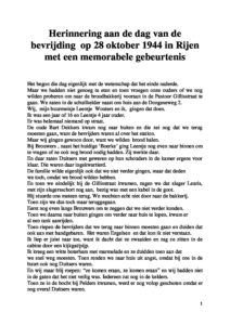 Bevrijdingsdag, herinnering van Riet van Opstal- van Gool - Heemkring ...